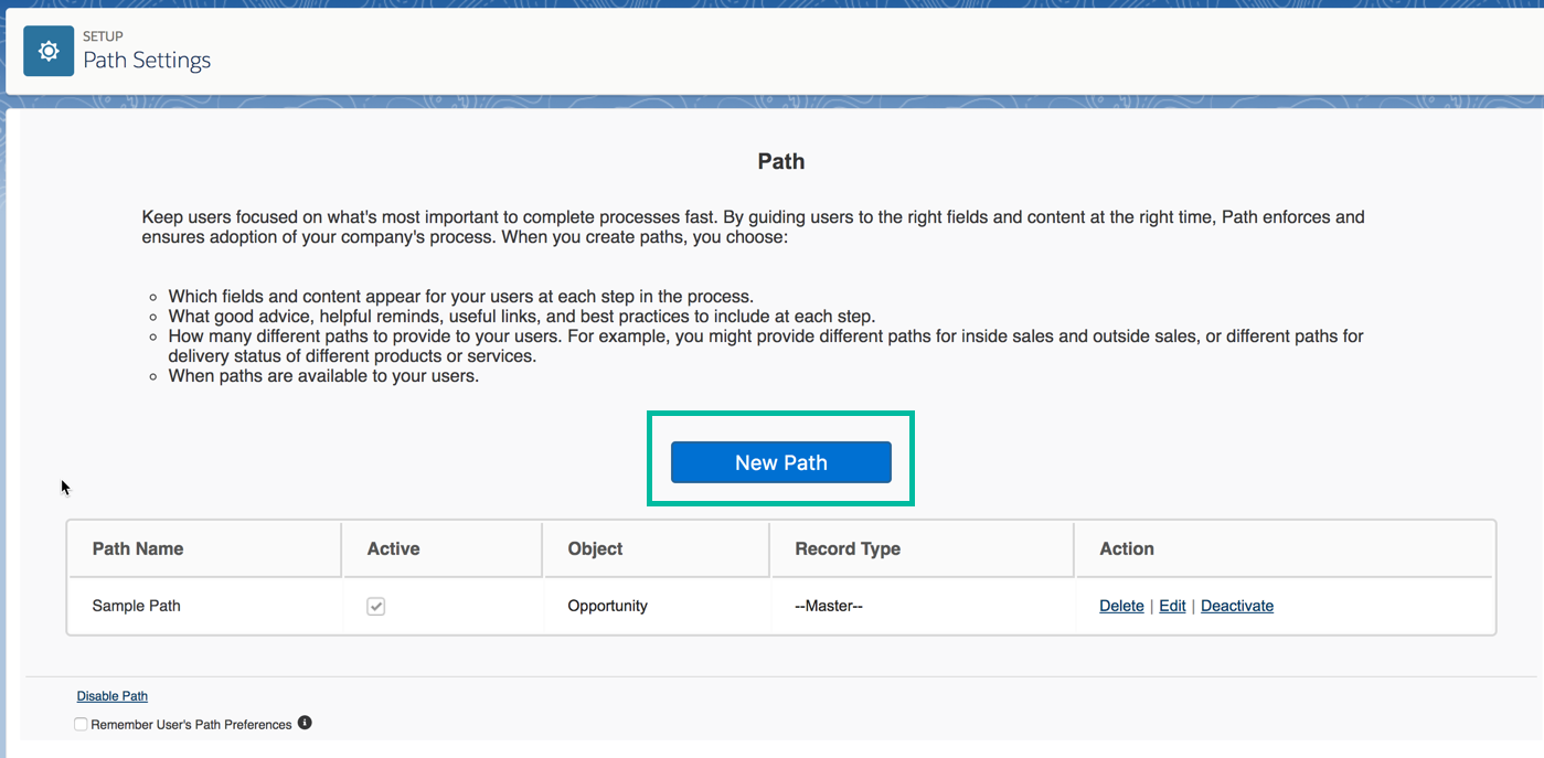 How to: Setting up Sales Path | sf9to5