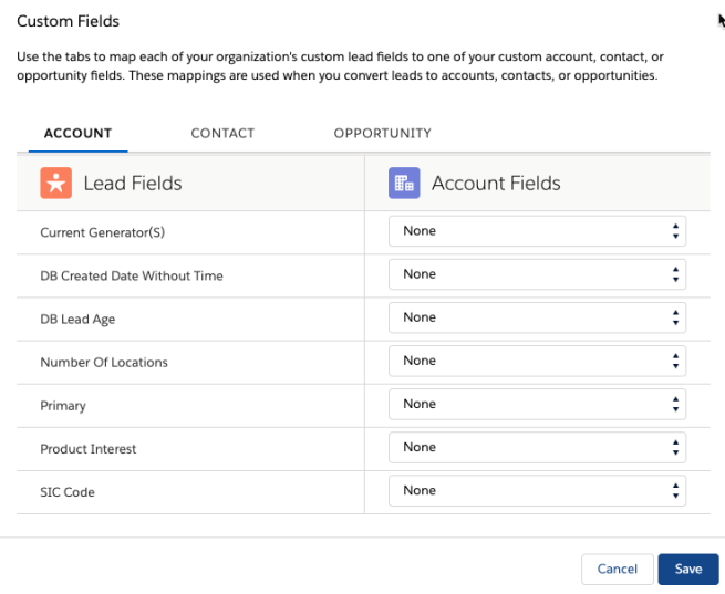 Where is Lead Conversion Mapping in Lightning? | sf9to5
