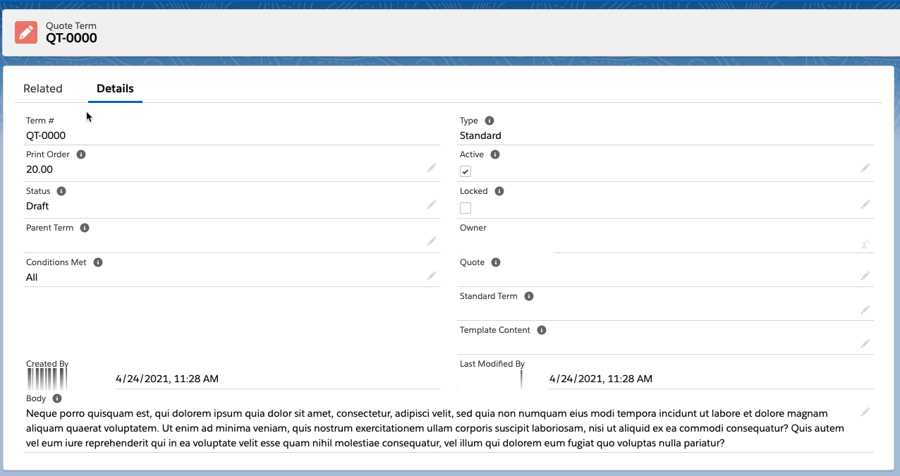 How to Set a Summary Variable for a Quote Term | sf9to5