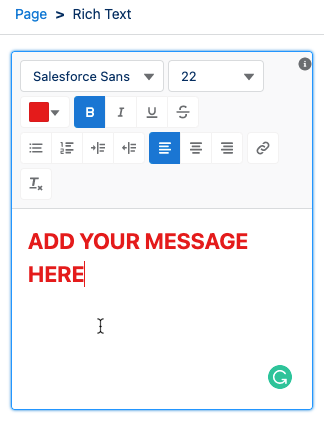 How to display a warning message on a record | sf9to5
