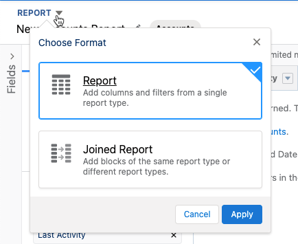 How to create a single Accounts and Service Contracts report | sf9to5