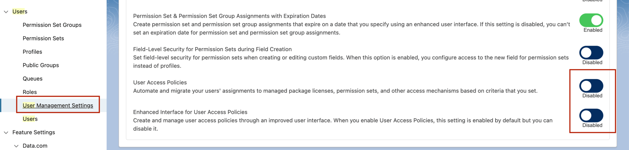 How to: User Access Policies : sf9to5